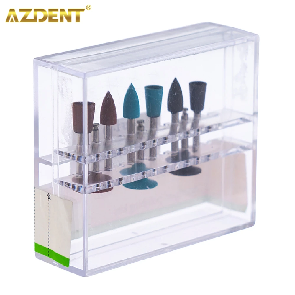 AZDENT-9PCS-Box-Dental-Rubber-Polishers-Diamond-Burs-RA-0109-for-Low ...