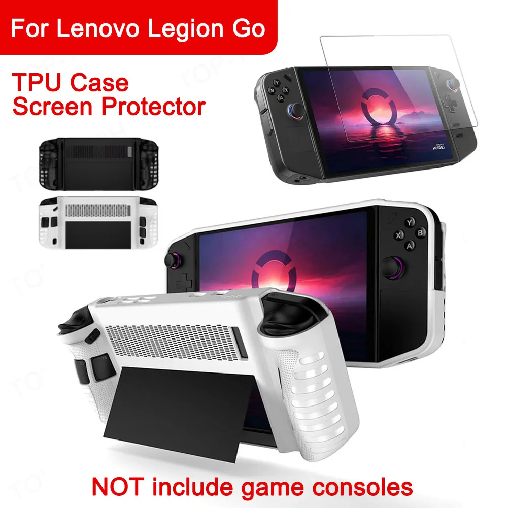 Protective-Cover-For-Lenovo-Legion-Go-Game-Console-TPU-Case-with-Stand ...