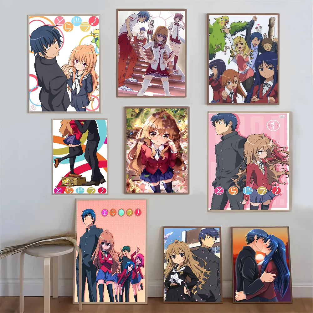 Toradora-Aisaka-Taiga-Anime-Self-adhesive-Art-Poster-Decoracion ...