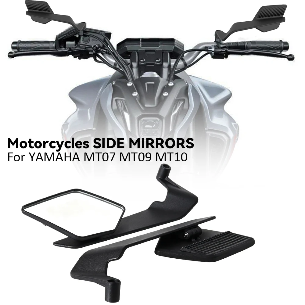 Adjustable Motorcycle Wind Wing Side Rearview Mirror For YAMAHA MT07 ...