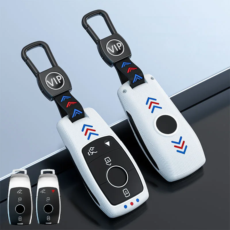 ABS Plastic Car Key Case Cover For Mercedes Benz CLS CLA GLA AMG A C E ...