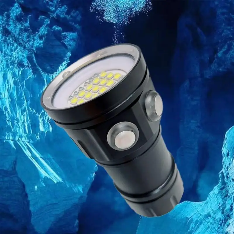 FUNNYDEER-C15-LED-360LM-100W-Diving-Light-Highlight-Torch-Diving ...