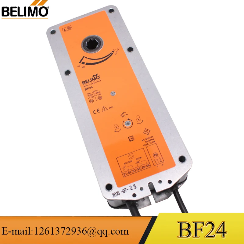 Belimo 12NM AC24V 화재 연기 스프링 리턴 액추에이터 BF24 SR BF24 T 통제를 위해 연기 댐퍼 HVAC 시스템| | - AliExpress