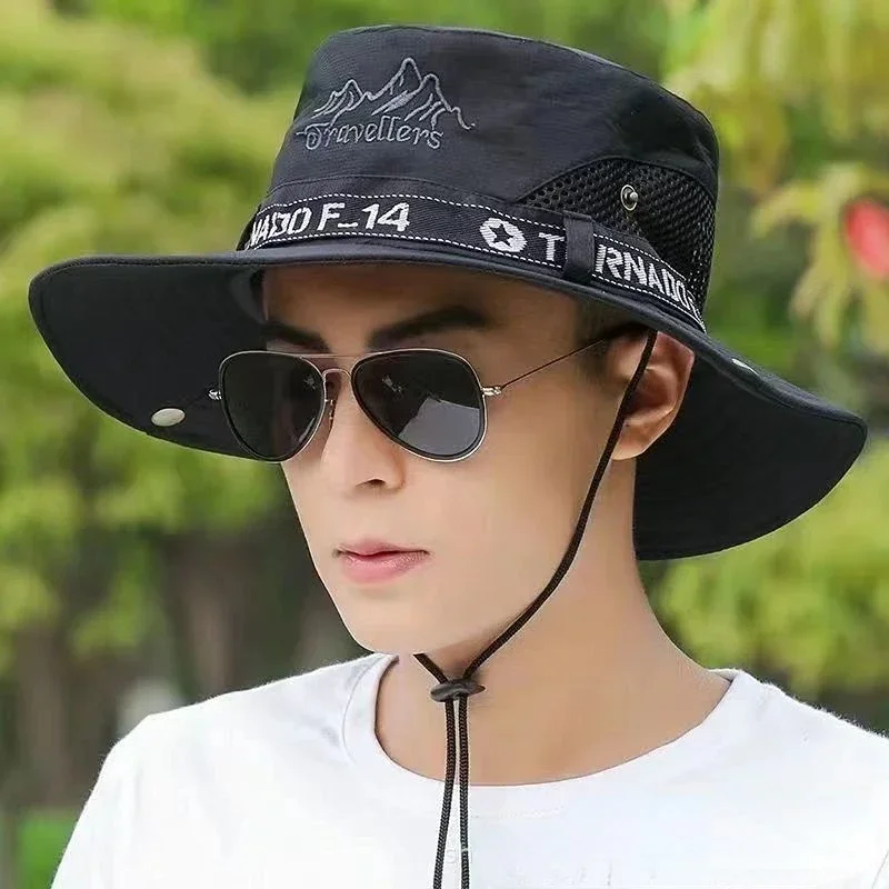 Sombreros-de-Sol-para-exteriores-para-hombre-sombrero-plegable-con-ala ...