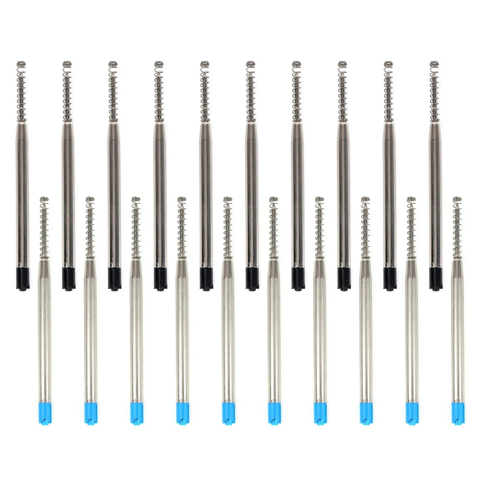10pcs Ink Pen Point Refill Ballpoint 1mm Medium G2 Refills with Spring ...