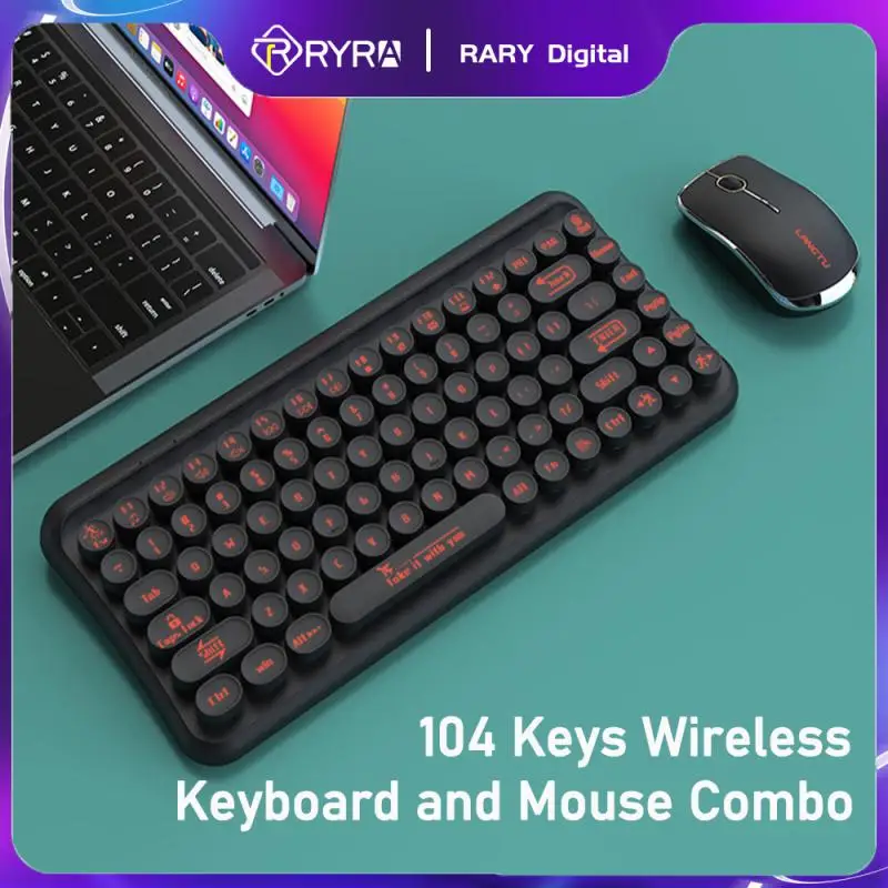 RYRA-Full-size-104-Key-Wireless-Keyboard-And-Mouse-Combo-Mini ...