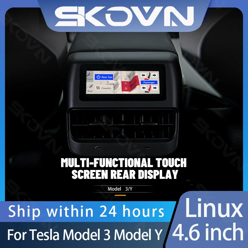 4-6-Inch-Tesla-Model-3-Y-Accessories-Armrest-Box-IPS-Voice-Speed ...