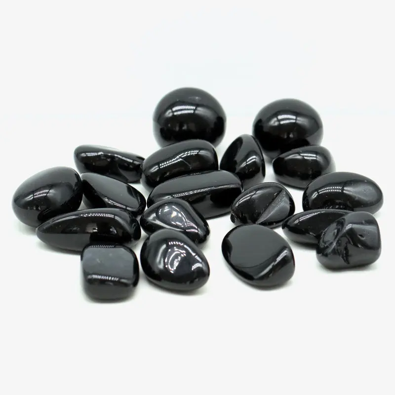 Natural-Obsidian-Stone-Crystal-Polished-Gravel-Specimen-Home-Decor-Gem ...