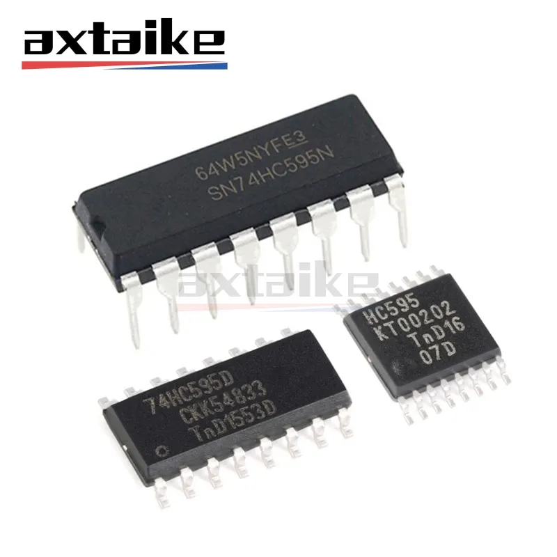 10PCS-74HC595-DIP-SOP-TSSOP-16Pin-SN74HC595N-74HC595D-74HC595PW ...