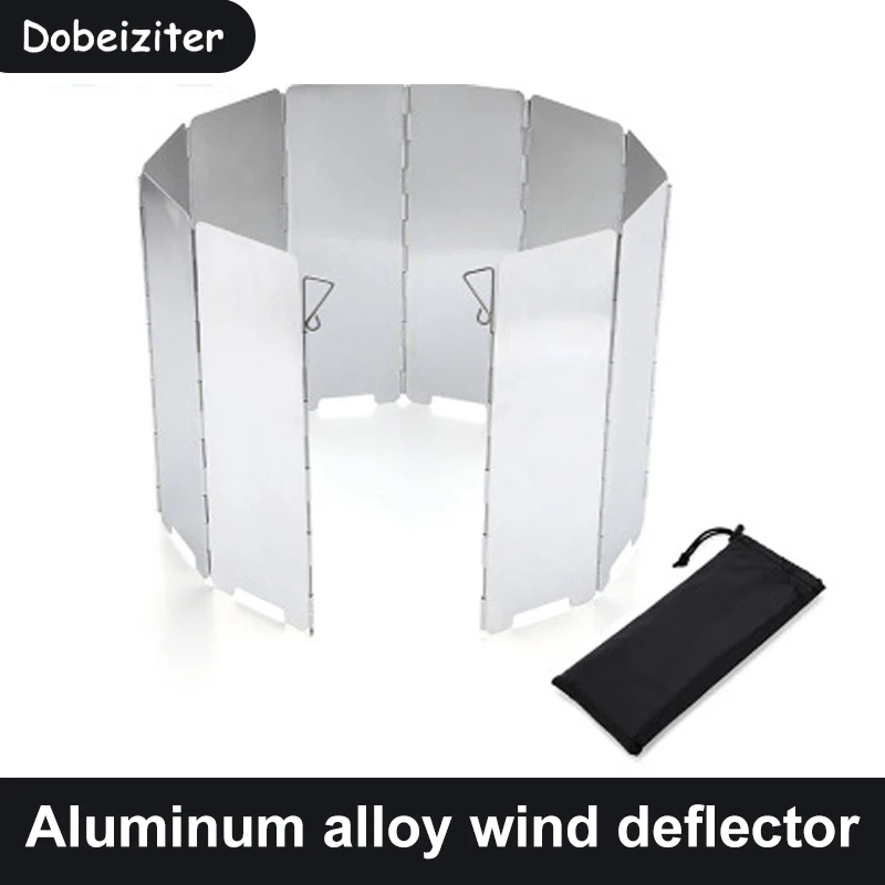 8-9-10-Plates-Folding-Wind-Shield-Camping-Gas-Stove-Outdoor-Burner ...