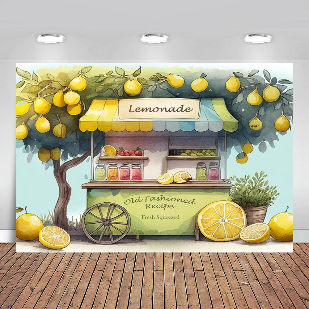Photography-Background-Summer-Lemonade-Lemon-Girl-Boy-Children-Baby ...