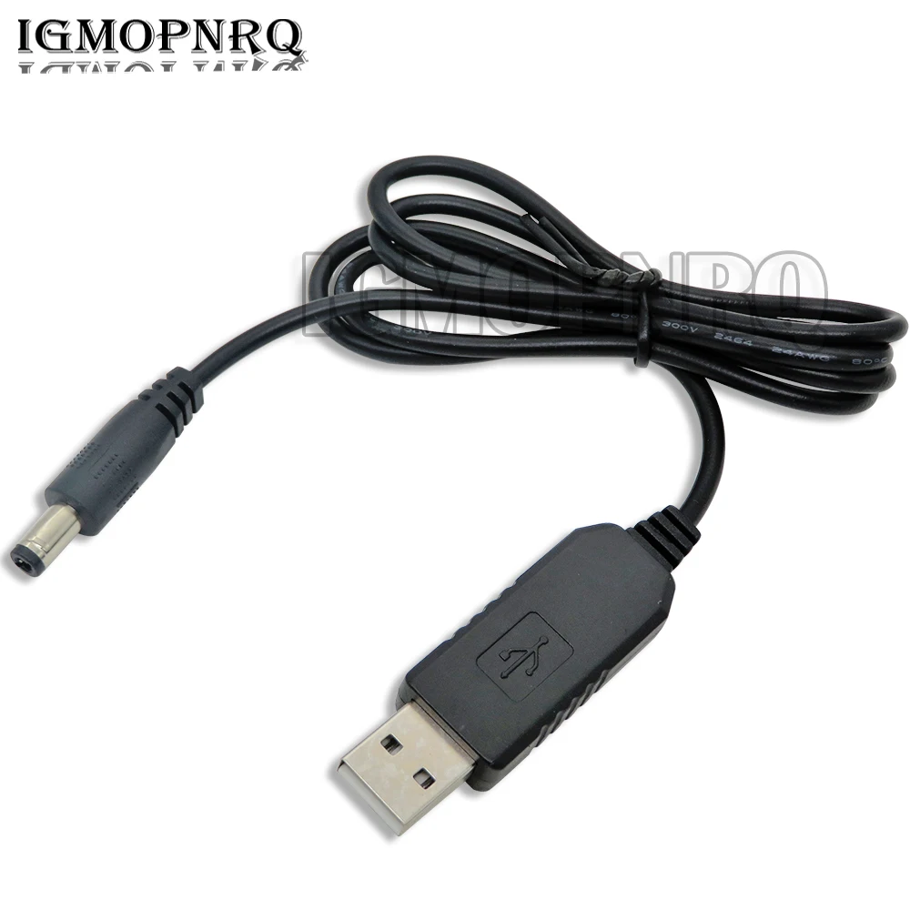 Gohjmy usb power boost linha dc 5v para dc 9v / 12v step up módulo conversor usb adaptador cabo ...