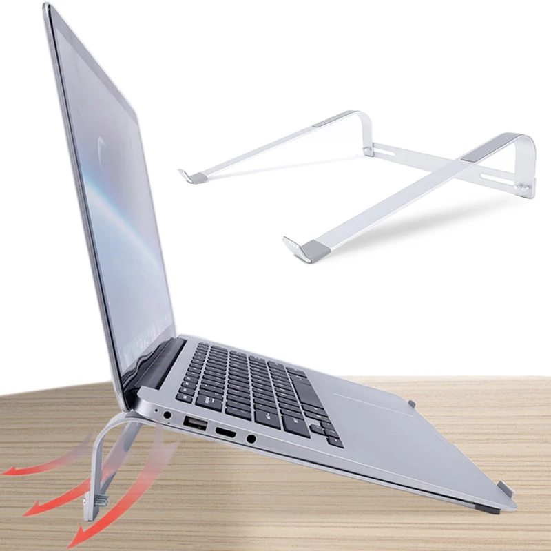 Adjustable-Aluminum-Laptop-Stand-Portable-Notebook-Support-Holder-For ...
