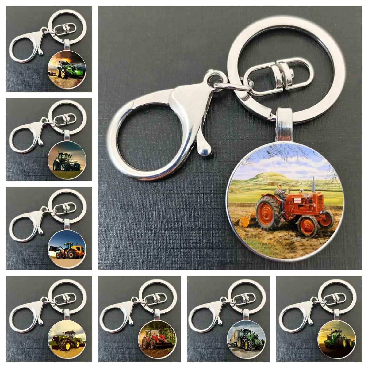 tractor-keychain-Design-Massey-Ferguson-Tractors-Pendant-Car-Key-Chains ...
