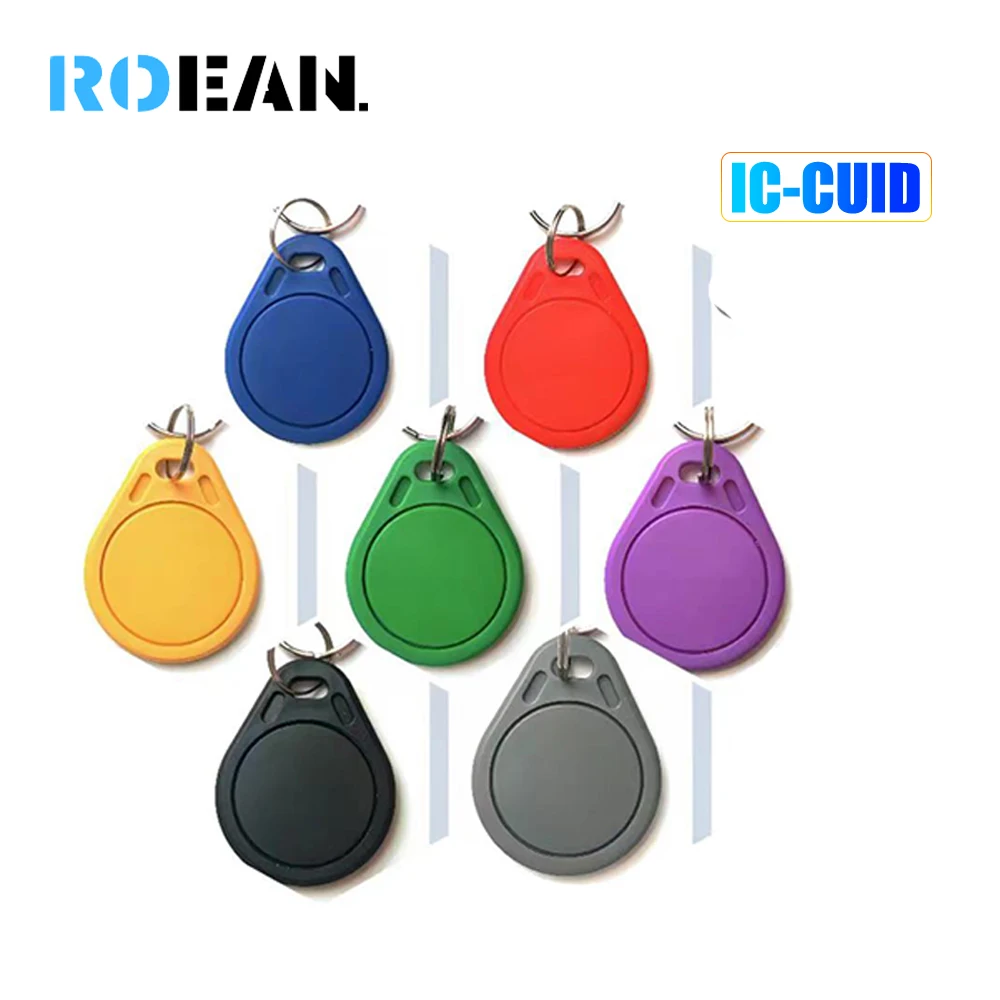 5-10pcs-RFID-13-56mhz-Smart-Chip-Card-Cuid-Keychain-Repeated-Ic-Label ...