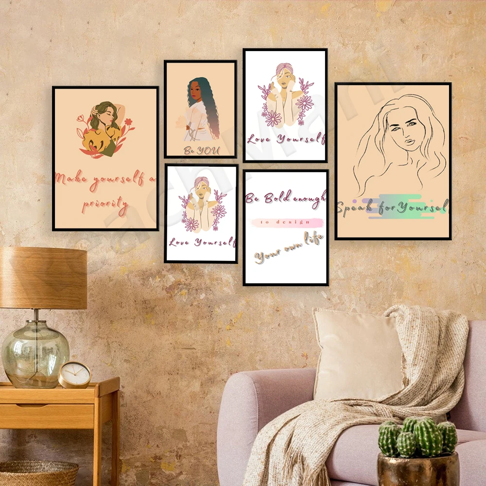 Love-yourself-poster-self-love-reminder-self-love-gift-prints-for-women ...