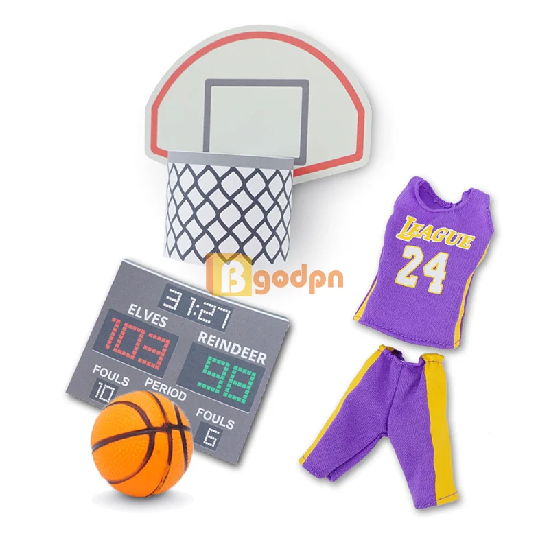 Christmas-Elf-Basketball-Goal-Kit-Elf-Prop-Christmas-Costume-Holiday ...