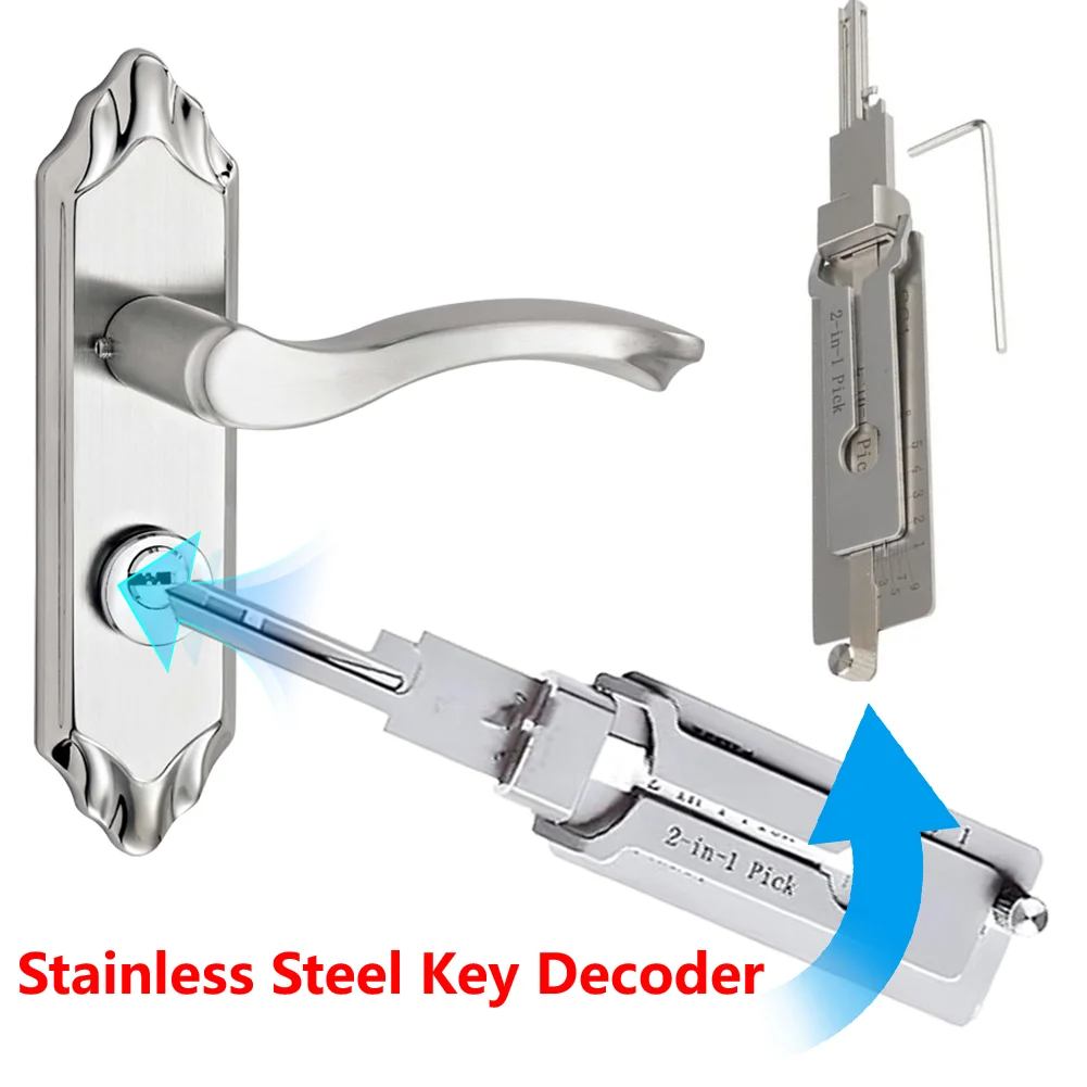 Dekoder-kluczy-2-w-1-SS001-Precyzyjny-zestaw-hak-w-i-kilof-w-Dekoder ...
