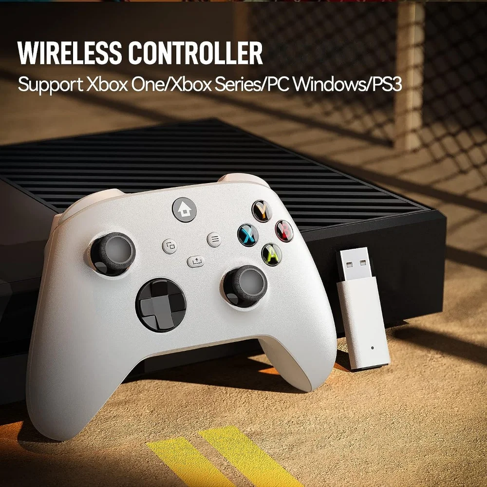 Gamepad-sem-fio-para-Xbox-One-Turbo-Game-Controller-Receptor-para-PC ...