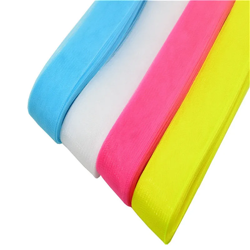 Soft-Polyester-Mesh-Ribbon-Flat-Plain-Crinolines-Braid-with-Horsehair ...
