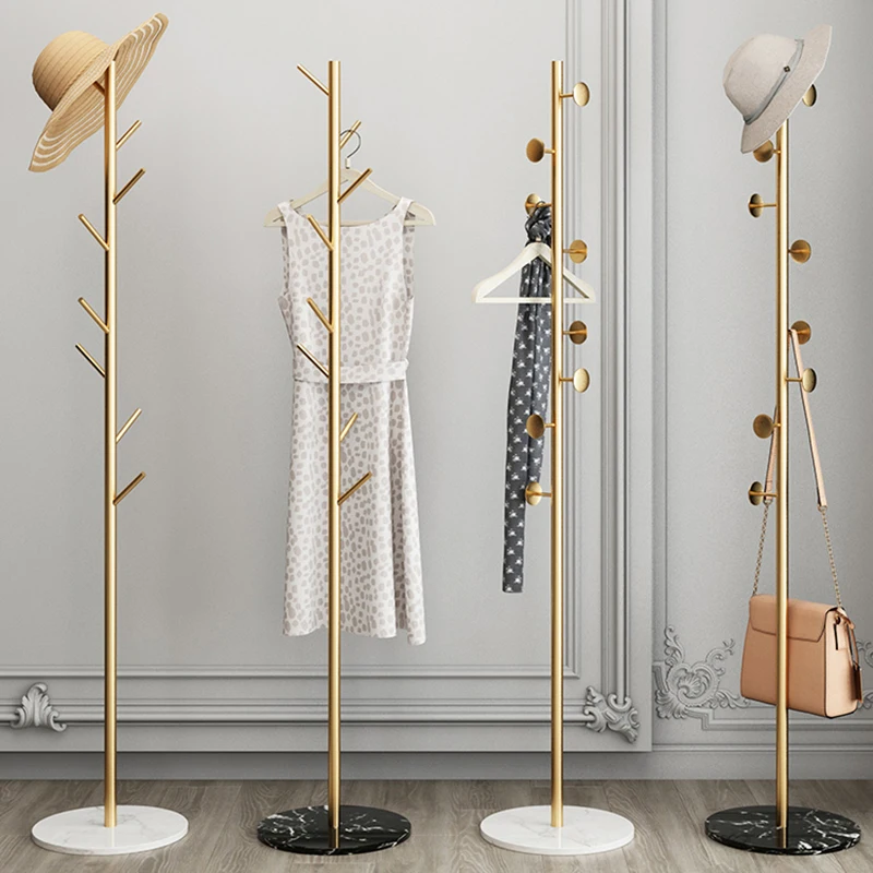 Gold Coat Hanger Stand