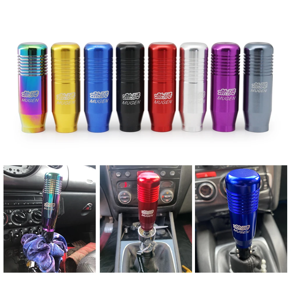 8 Color Universal 8.5CM Non-Slip Gear Shift Knob Manual Transmission ...