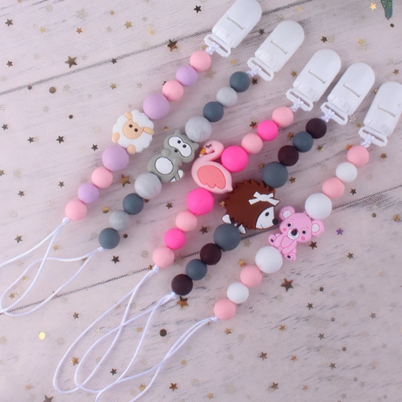 Baby-Infant-Toddler-Dummy-Pacifier-Silicone-Soother-Nipple-Clip-Chain ...