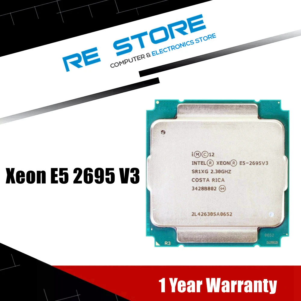 Intel Xeon E5 2695 V3 Sr1xg 2.3ghz 14-cores 35m Lga 2011-3 E5 2695v3 ...