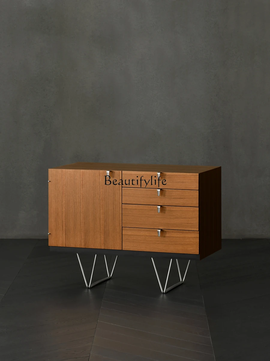 Imported-Mid-Ancient-Series-British-Teak-Drawer-Sideboard-Cabinet ...