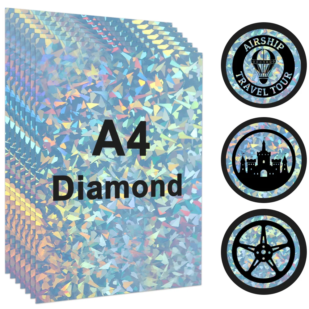 A4-Paper-Sheets-Hologram-Sticker-Printable-Label-Sticker-Paper-for ...