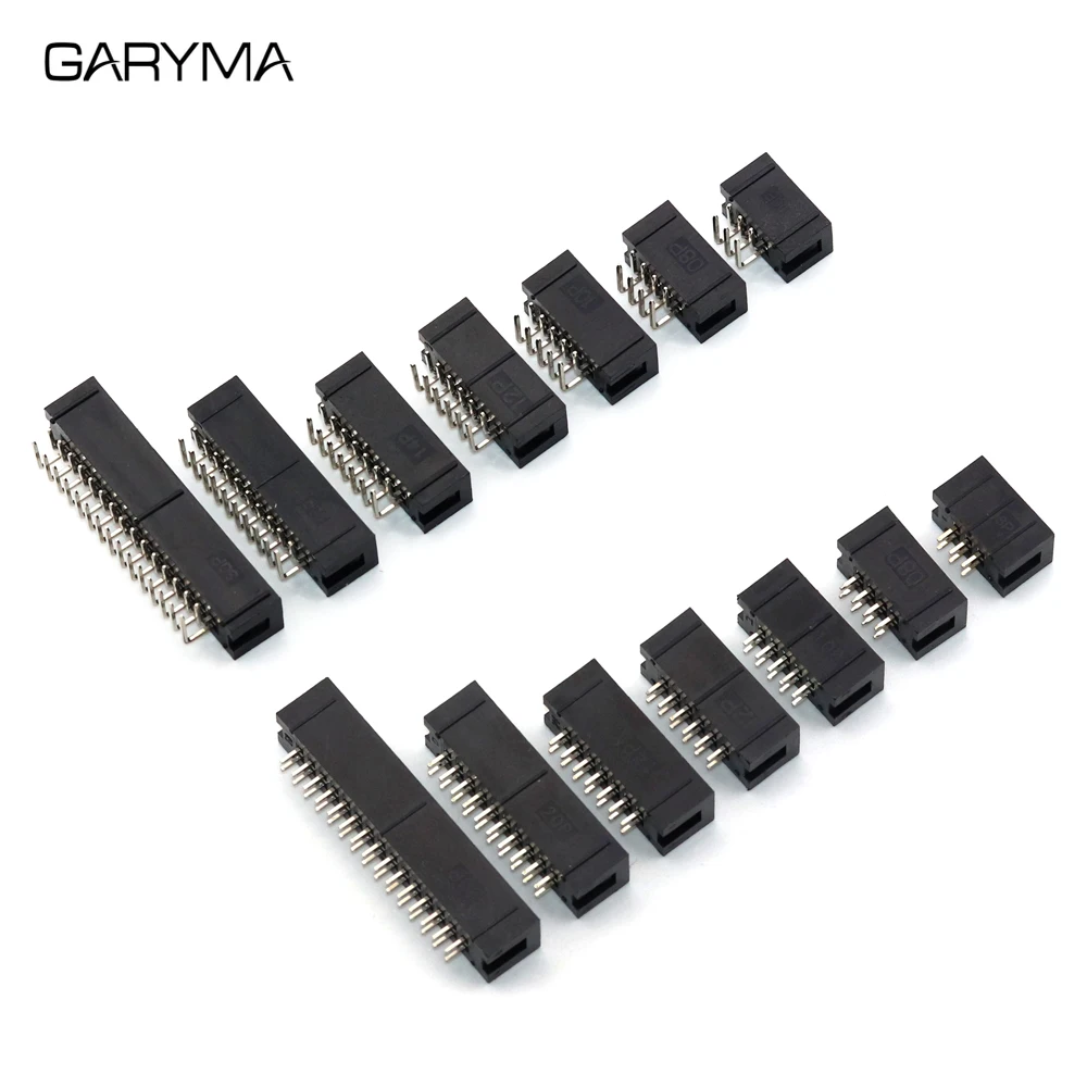 10Pcs-DC3-IDC-Box-Headers-2-54mm-Pitch-Male-Socket-Connector-6P-8P-10P ...