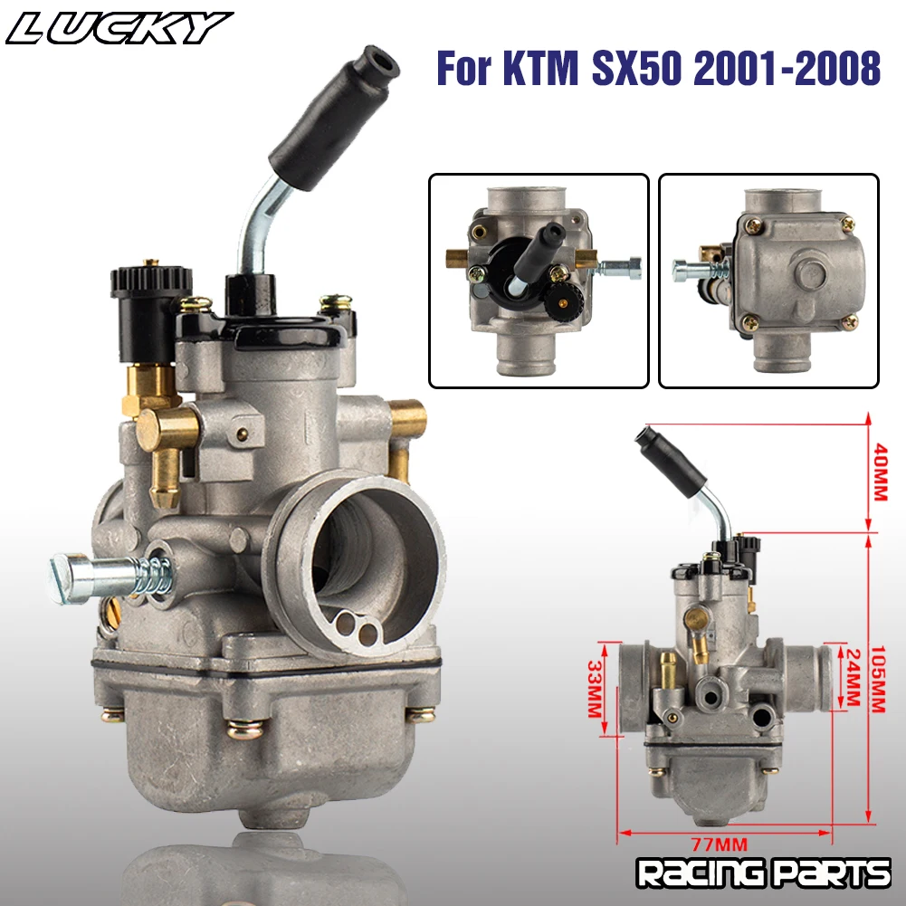 Motorcycle-19mm-Carburetor-For-KTM-SX-50-50cc-SX50-50SX-2001-2008-Dirt ...