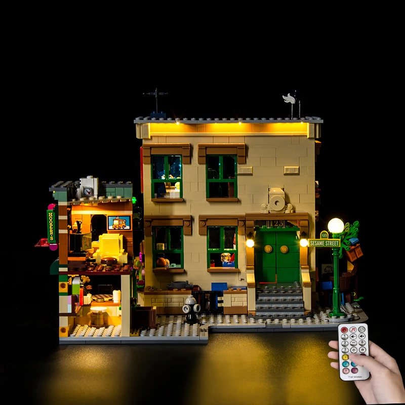 LED Light Kit For 21324 123 Sesame Street Building Blocks DIY Toys Set ...