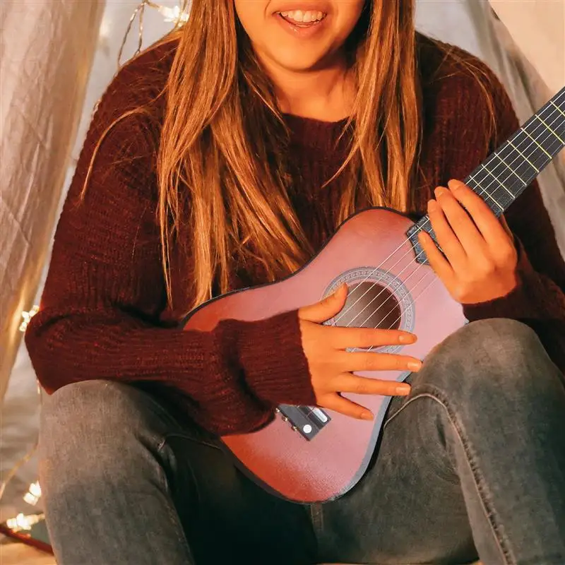 21inch-Electric-Guitar-Wooden-Miniature-Guitar-Model-Musical-Instrument ...