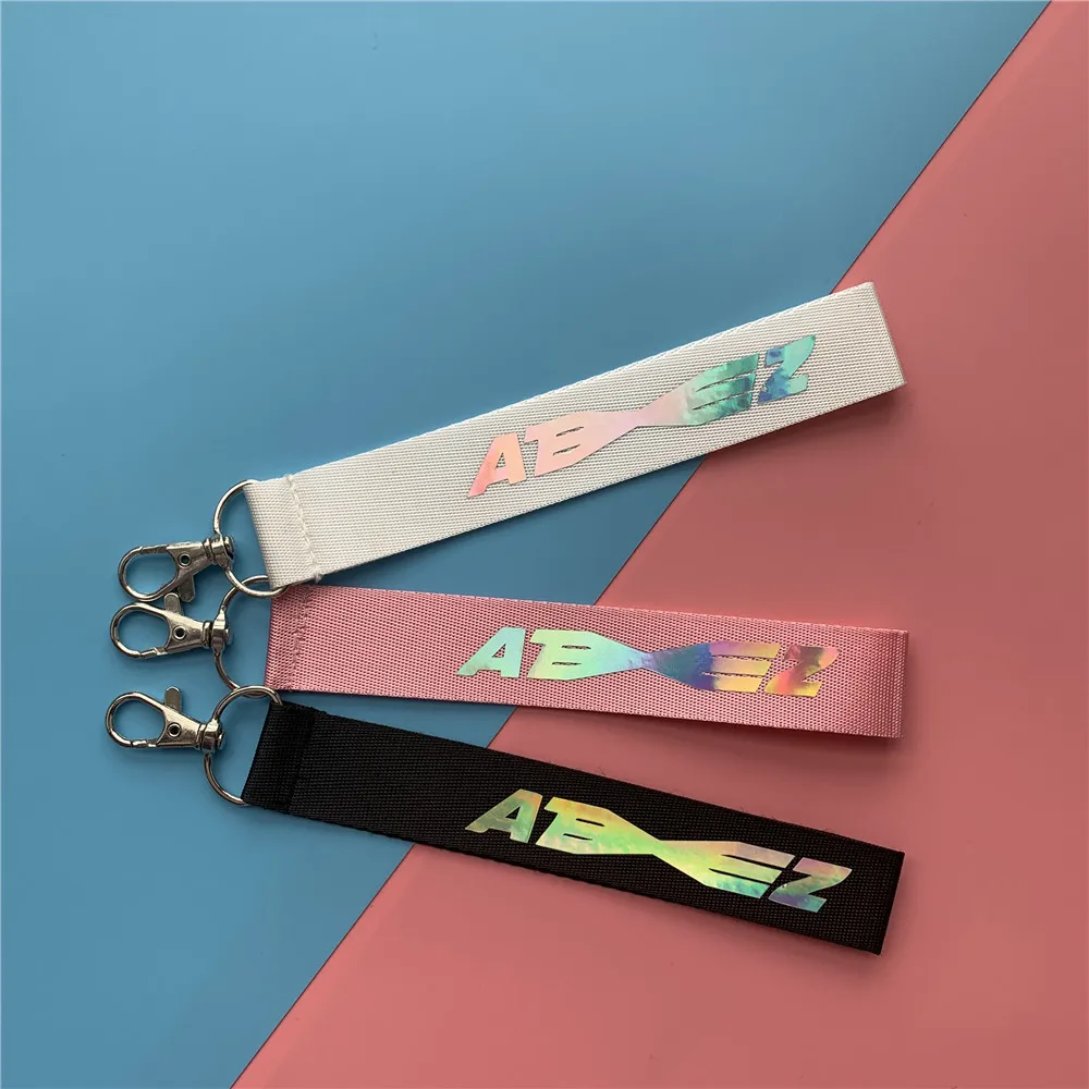 Kpop-ATEEZ-Keychain-Nylon-Phone-Rope-Lanyard-Laser-Printed-Key-Chain ...