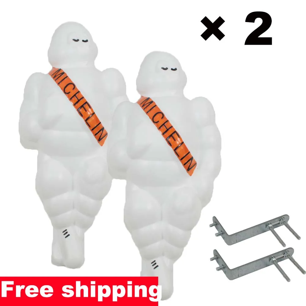 14 "x2 limitada michelin homem boneca figura bibendum bonito mascote ...