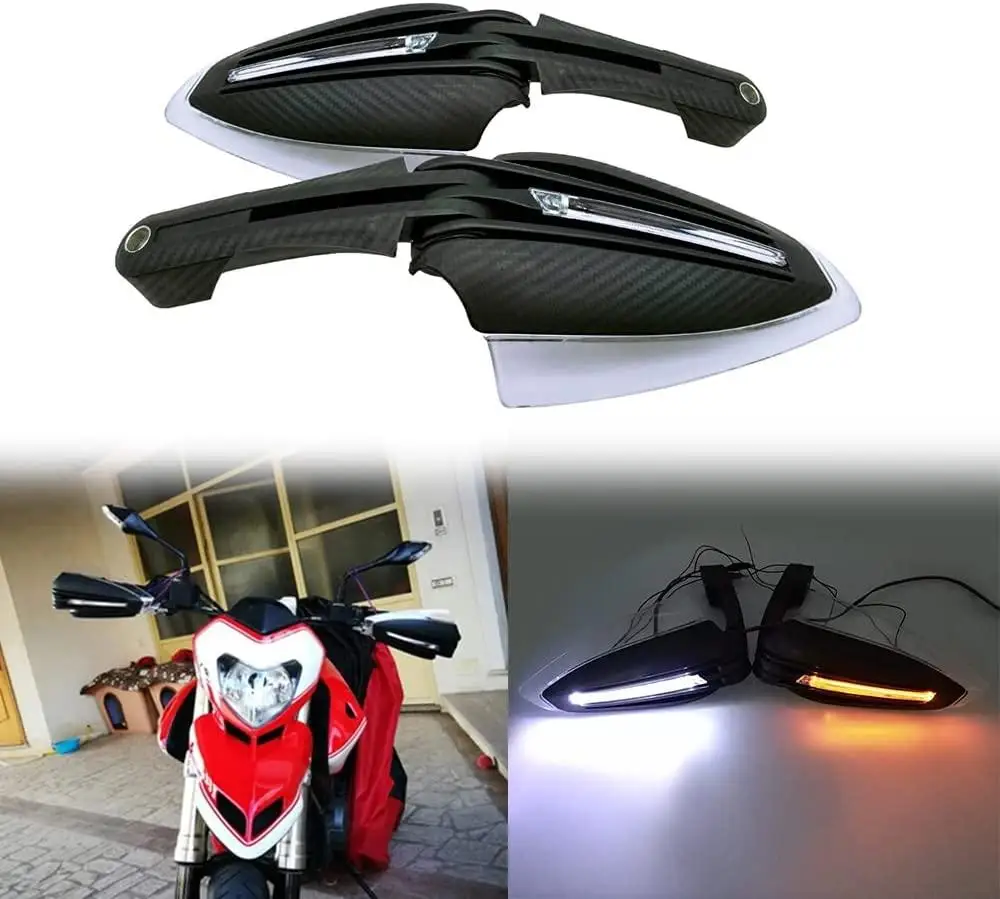 1-Pair-Motorcycle-Hand-Guards-With-Led-Daytime-Running-Lights-Turn ...