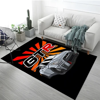 Classical Racing Car G-GTR Pattern Carpet Bedroom Play Mats Rug Bedroom ...