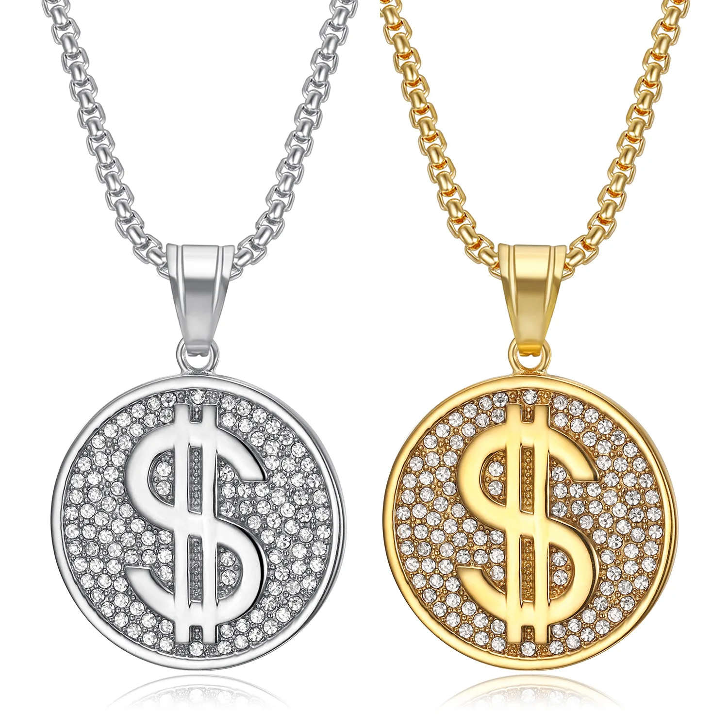 Gold Dollar Sign Bling