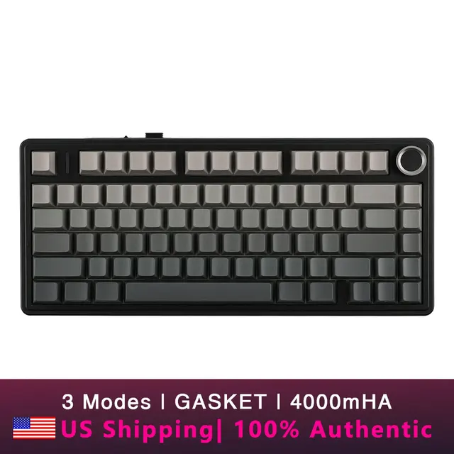 AULA F75 Pro Gasket Mounted Wireless Gaming Mechanical Keyboard RGB ...