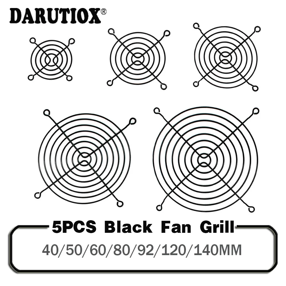 5-Pieces-60mm-80mm-90mm-92mm-120mm-140mm-Fan-Grills-Metal-Mesh-Finger ...
