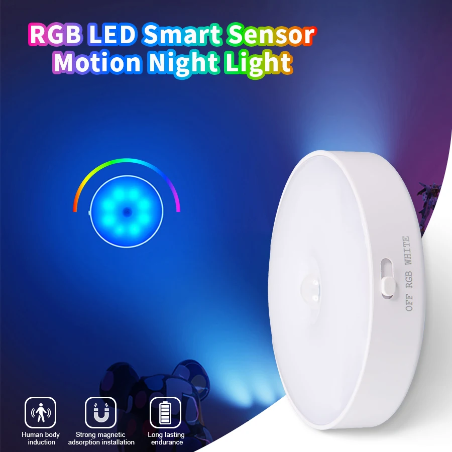 CY-Light-LED-With-PIR-Motion-Sensor-Rechargeable-USB-Kitchen-Cabinet ...