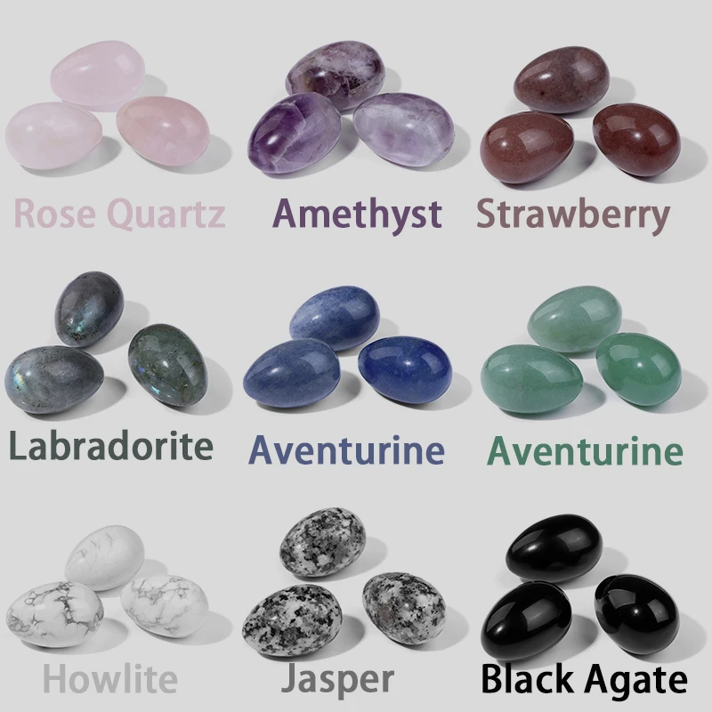 20x30mm-Egg-Shaped-Stone-Easter-Home-Decoration-Polished-Power ...