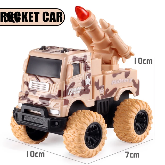 Pull Back Toy Car Inertial Rotation Car Four-wheel Drive Off-road ...