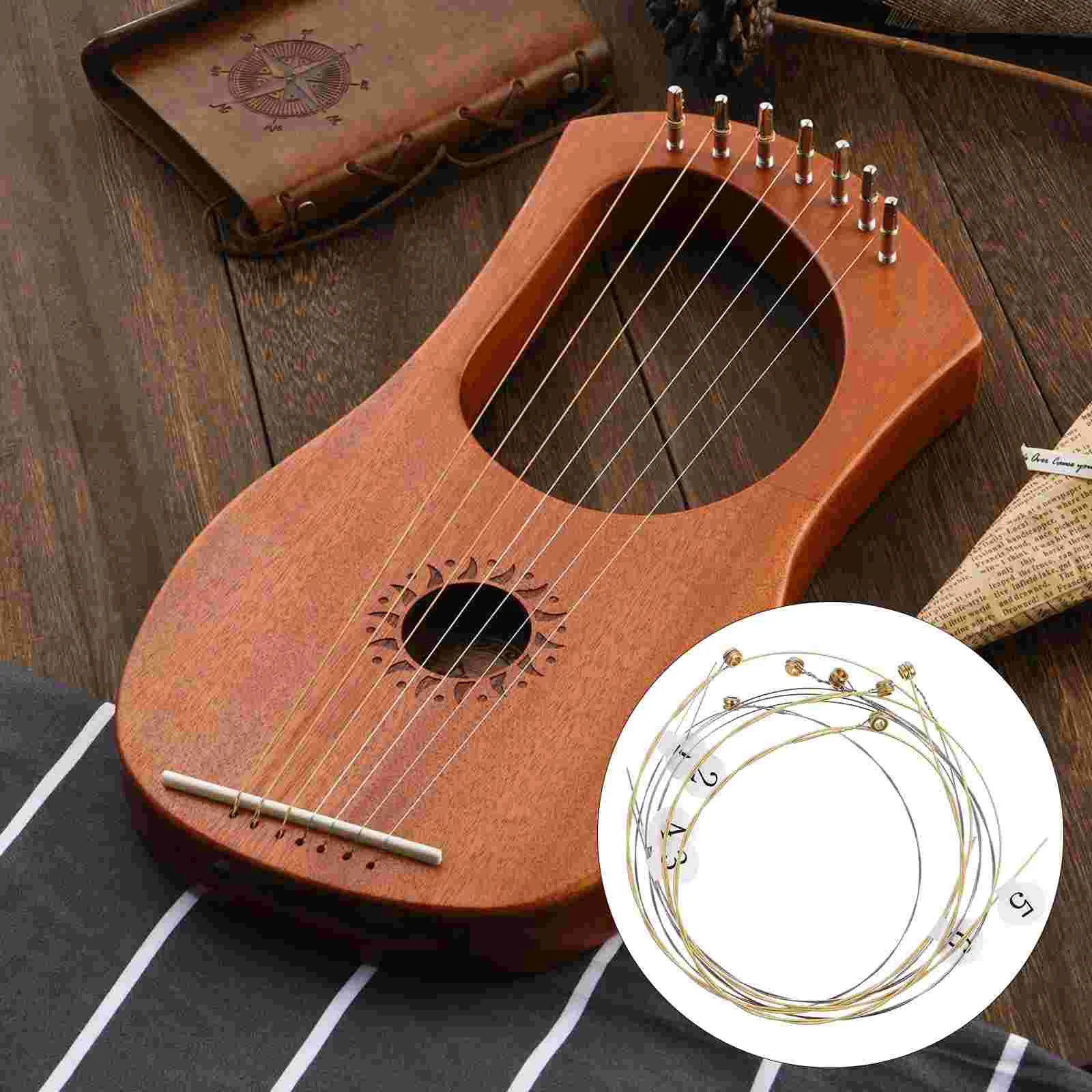 7 Pcs Guitar Kits Instrument Tools Fittings Cello Lyre Strings Musical ...