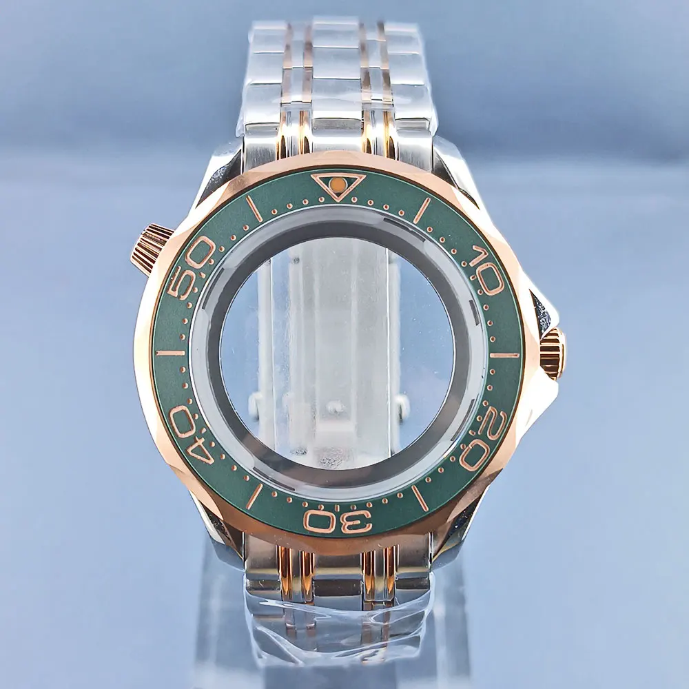 42mm20BAR-waterproof-watch-case-316L-stainless-steel-sapphire-glass-FIT ...