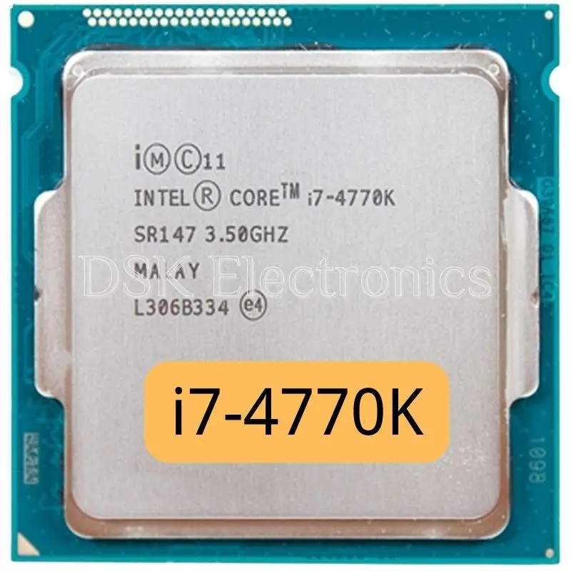 Processador Intel-core i7 4770k, i7-4770k, sr147, 3.5 ghz, quad-core ...