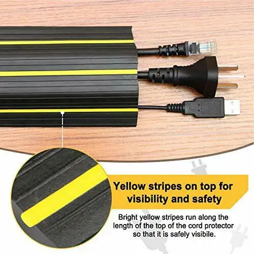 Floor-Cord-Covers-Floor-Cable-Protector-3m-3-Channels-Contains-Cords ...