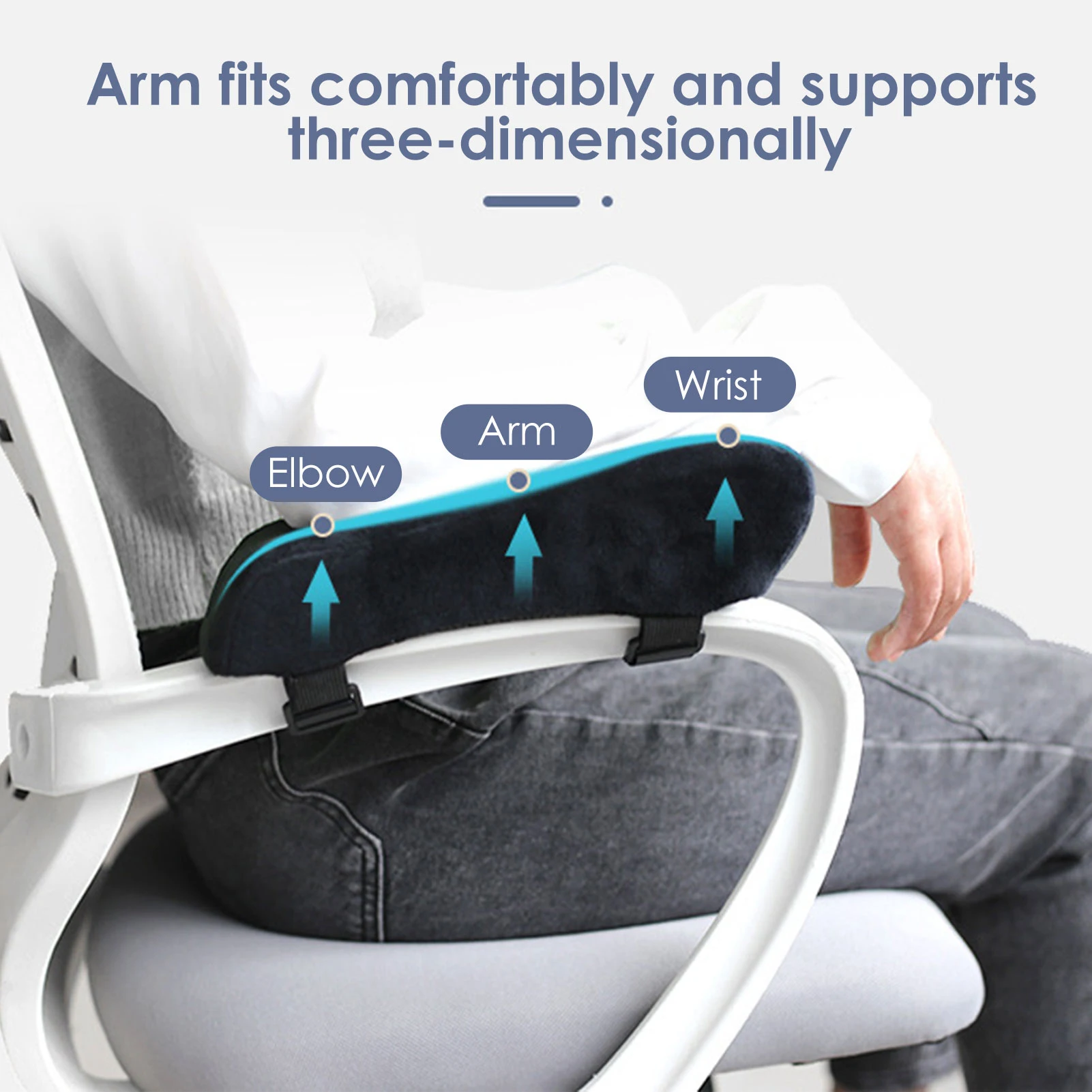 Office-Chair-Armrest-Pad-Elbow-Pillow-Comfortable-Support-Cushion ...