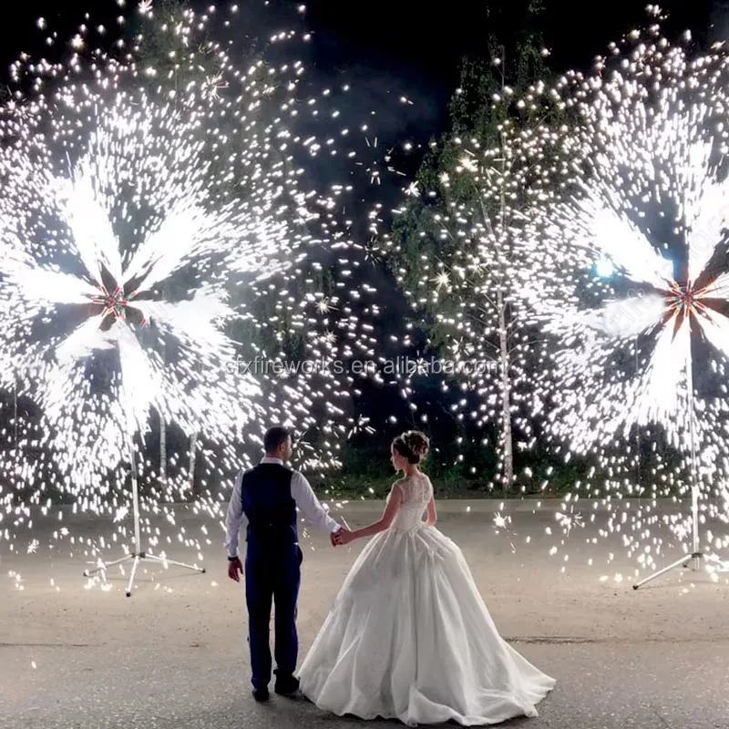 Cold Sparks Machine Cold Flame Machine Sparkler Double Wheel Rotary ...